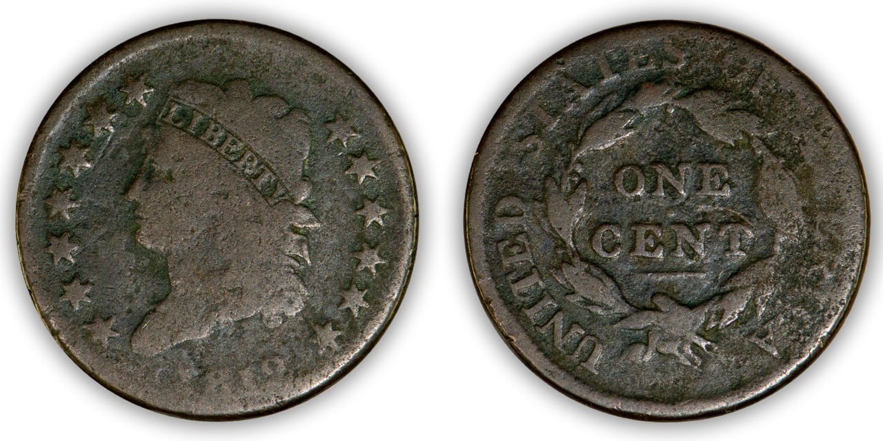 1812 Large Cent, S. 290, small date, G-4 - Harford Coins